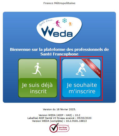 Compte WEDA